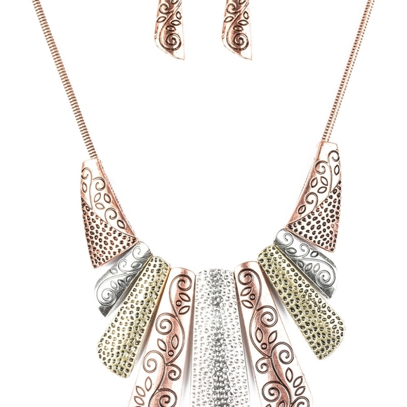 Jewelry | Multi Metal Statement Necklace | Poshmark